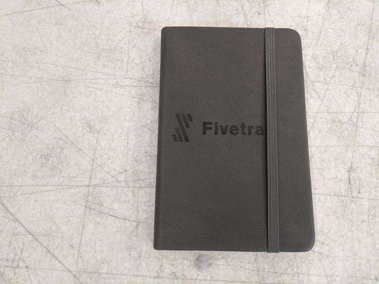 Lot of 35 Fivetran Back Pocket Lined Journals - Black, 5.5" x 4 ...