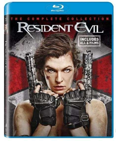 Resident Evil: The Complete Collection Blu-Ray Rated R (Includes All 6 ...