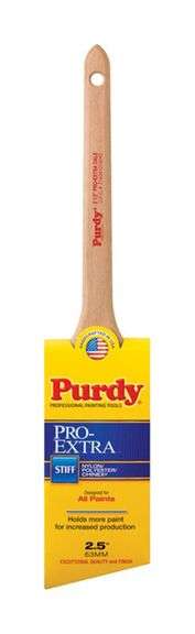 Lot of 3 Purdy Pro-Extra Glide Nylon Polyester Blend 2-1/2" Angled ...