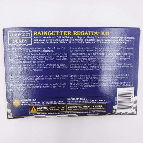 Lot Of 5: Raingutter Regatta Trimaran Boat Kit For Cub Scout Derby ...