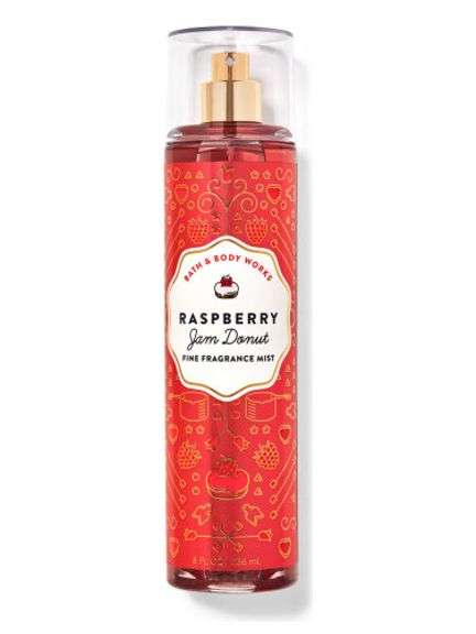 Bath And Body Works Raspberry Jam Donut Fine Fragrance Mist 8 Fl. Oz ...