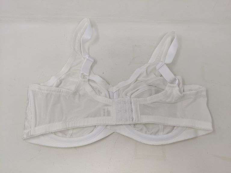 Women's Cortland Intimates Bra, White, Size 38D - Dutch Goat
