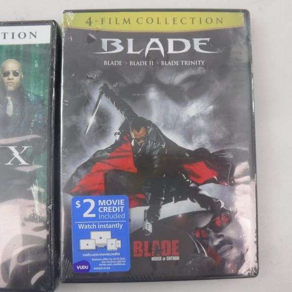 Assortment Of Movies : Blade 4 Movie Collection, The Matrix Complete ...