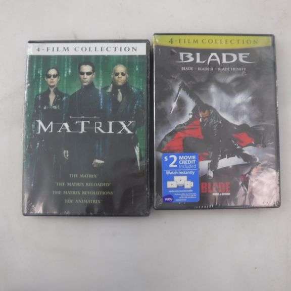 Assortment Of Movies : Blade 4 Movie Collection, The Matrix Complete ...