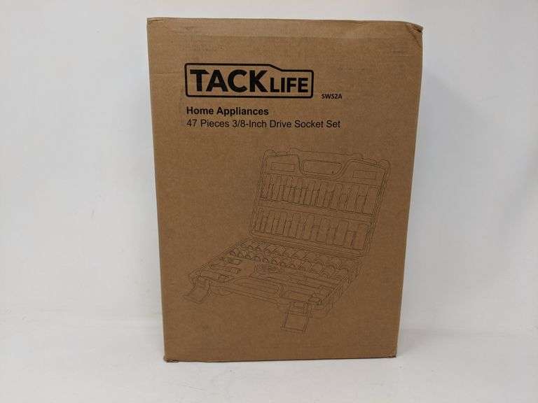 Tackle Life 47 Piece 3/8-Inch Drive Socket Set - Dutch Goat