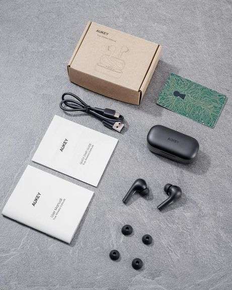 Aukey Black EP-T21S Move Compact II True Wireless Earbuds 3D Surround ...