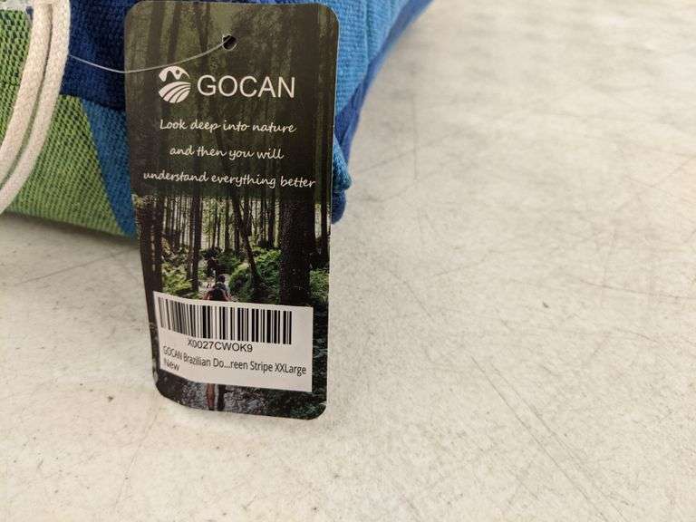 Gocan Hammock - Blue and Green Gradient, XXL - Dutch Goat