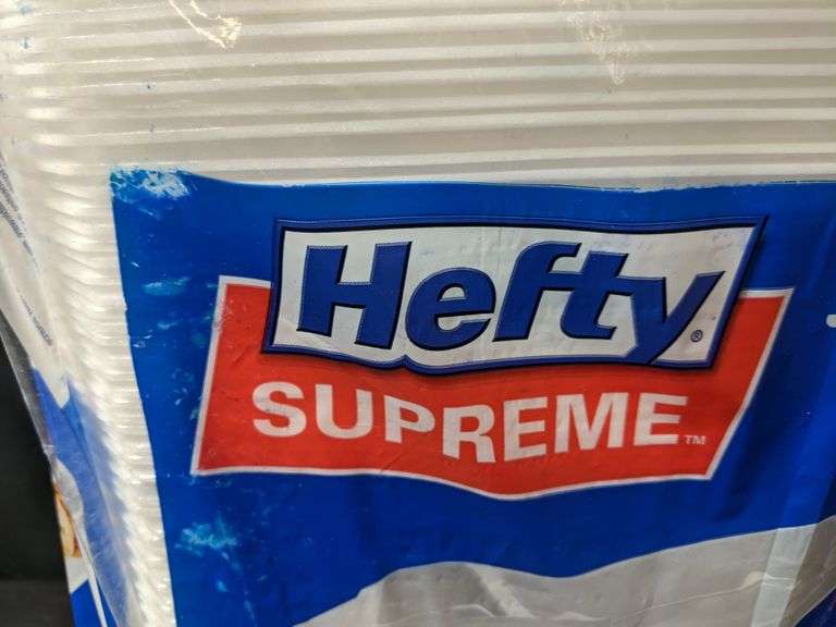 Hefty Supreme 3-Compartment Hinged Lid Containers - White, 125 Total ...