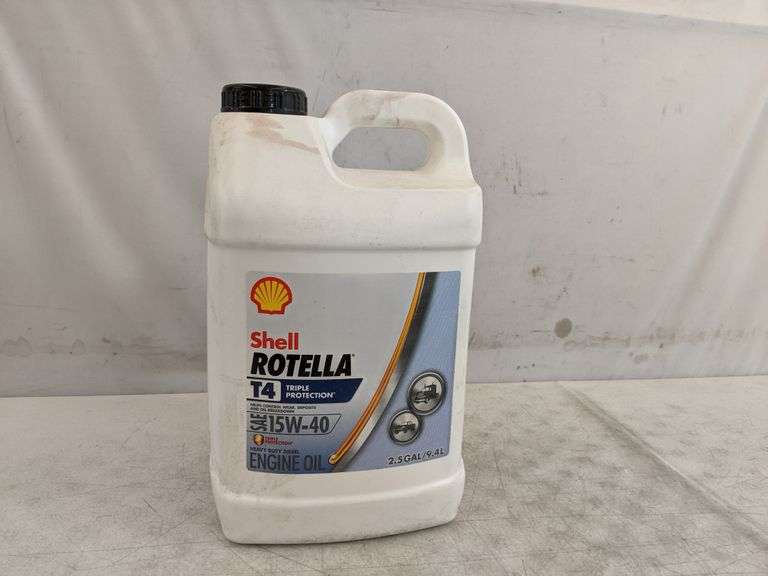 Shell Rotella T4 SAE 15W-40 Engine Oil - 2.5 Gallon - Dutch Goat