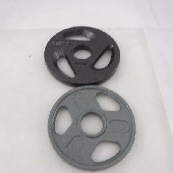 Assortment Of Weights: Weider 5 Lb And Cap 10 Lb - Both Are 2" Center ...