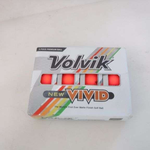 Volvik Vivid Pink Golf Balls - The World's First Ever Matte Finish Golf ...