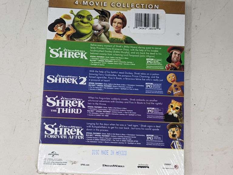 Shrek 4 Movie Collection - Shrek. Shrek 2, Shrek the Third & Shrek Forever After - Dutch Goat