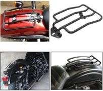 Motorcycle Luggage Rack Black Rear Fender Rack Shelf - Compatitble With ...