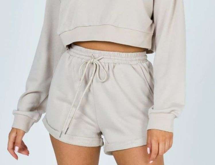 Princess Polly Rise & Lounge Shorts Beige Size 4 - Dutch Goat