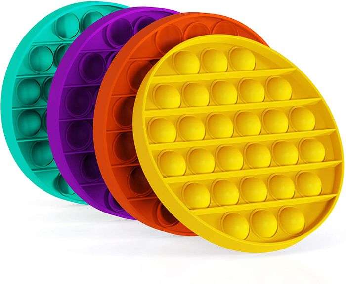 4 Pack Circle Pop Fidget Toy 5" - Dutch Goat