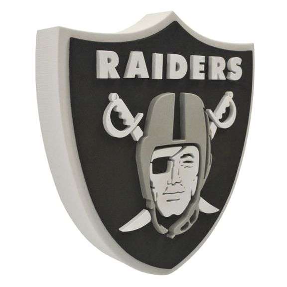 Las Vegas Raiders 3D Fan Foam Logo Sign - Dutch Goat