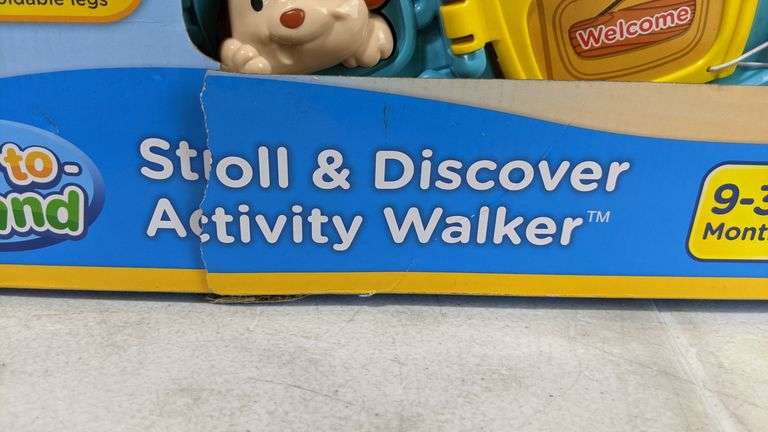 Vtech 2-in-1 Sit to Stand Stroll & Discover Activity Walker - Ages 9 ...