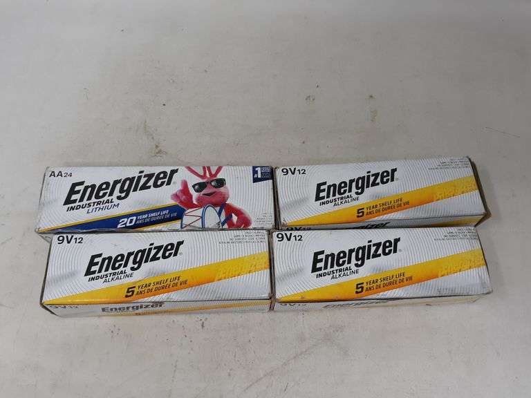 Assortment of 4 Energizer Battery Packs - Assorted Sizes and Charges ...