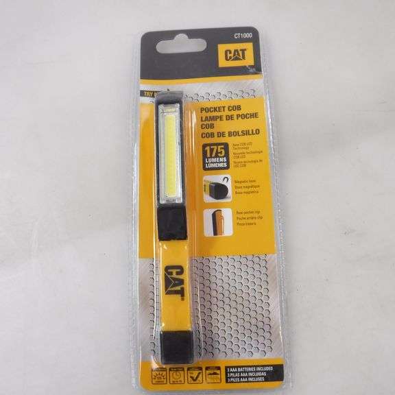 Cat CT1000 Pocket COB LED Flood Beam Pocket Work Light, Black/Yellow ...