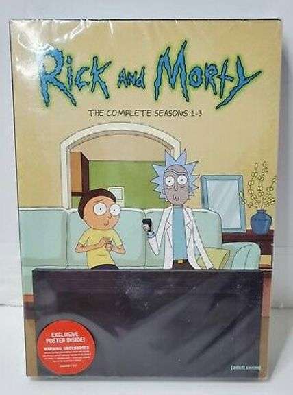 Rick And Morty: Complete Seasons 1-3 (DVD), Exclusive Poster Inside, R ...