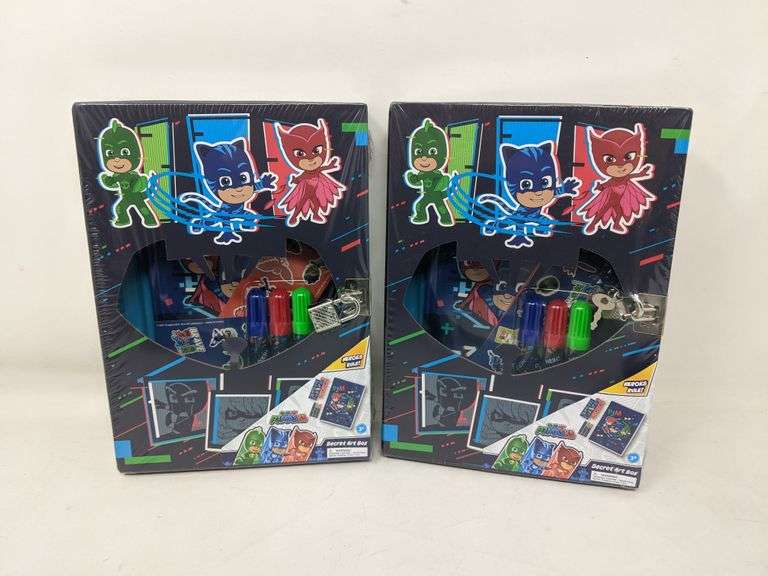 Lot of 2 Pj Masks Secret Art Box Ages 3+ - Dutch Goat