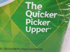 Bounty The Quicker Picker Upper Towel Pack - 12 Total Rolls - Dutch Goat