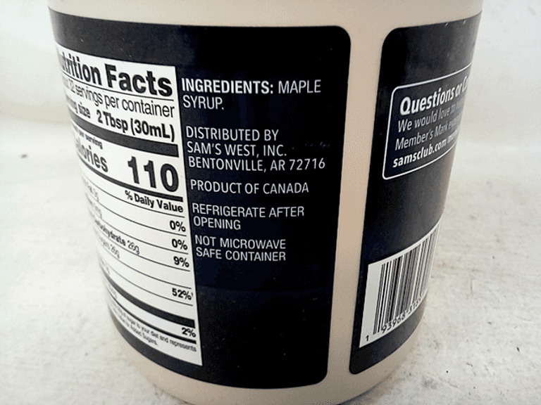 Member's Mark Grade A 100% Pure Maple Syrup, 32 Fluid Ounce - Dutch Goat