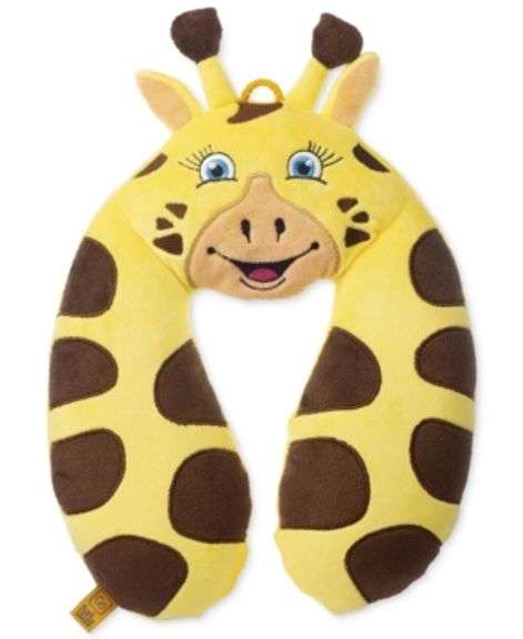 Snub and Hug Go Travel Giraffe Neck Pillow - Yellow - Dutch Goat