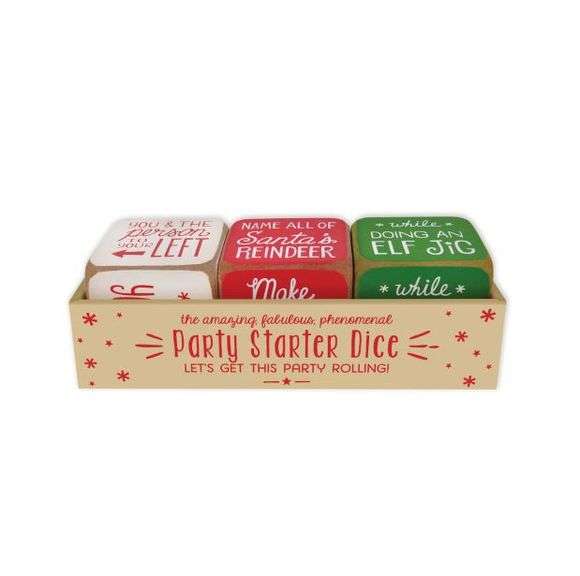Demdaco 4 Piece Holiday Party Starter Dice - Dutch Goat