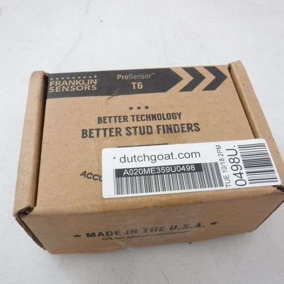 Franklin Sensors ProSensor T6 Stud Finder - LED Lights Show Center and ...