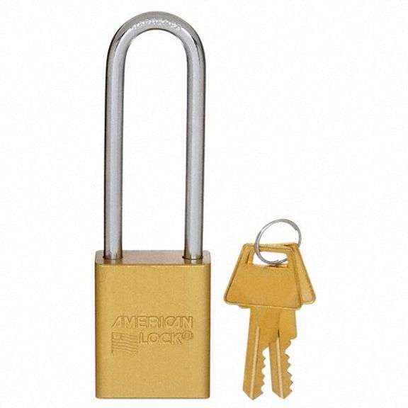American Lock Padlock Series 1100 Hardened Steel Alloy, 2 Keys, 3 ...
