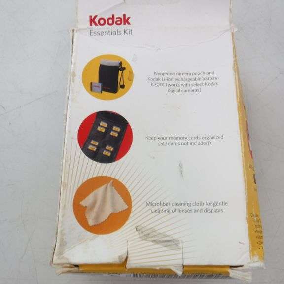 Kodak Essentials Kit Neoprene Camera Pouch And Kodak Li-ion ...