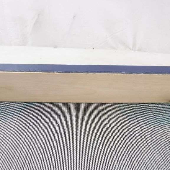 19" x 20" Wood Base Frame Replacement Blue Couch/Chair/Ottomans Cushion ...