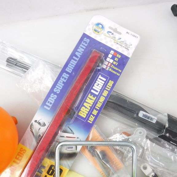 Large Industrial Assortment: Ratchet Straps, Battery Cables, Lighting ...