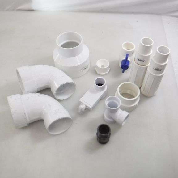 Large Assortment Of PVC Piping & Fittings - Various Brands and Part ...