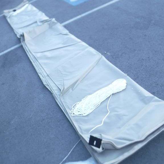 Aquamatic EZ Cover Pool Replacement Cover, Cream Colored, Measures 15'W ...