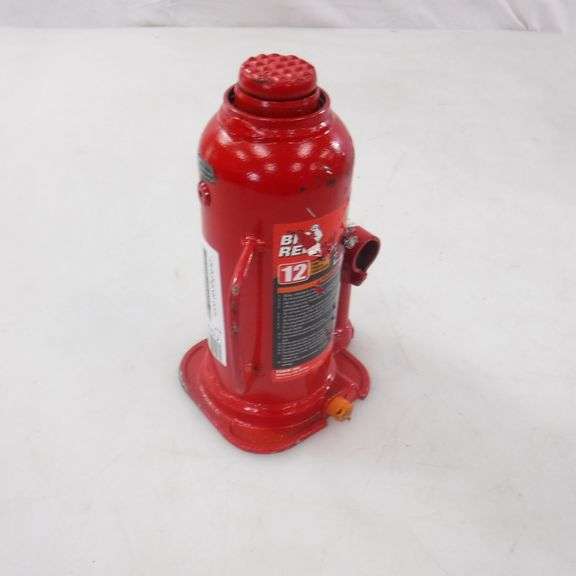 (Missing Handle) Big Red 12 Ton Hydraulic Welded Bottle Jack, Red ...