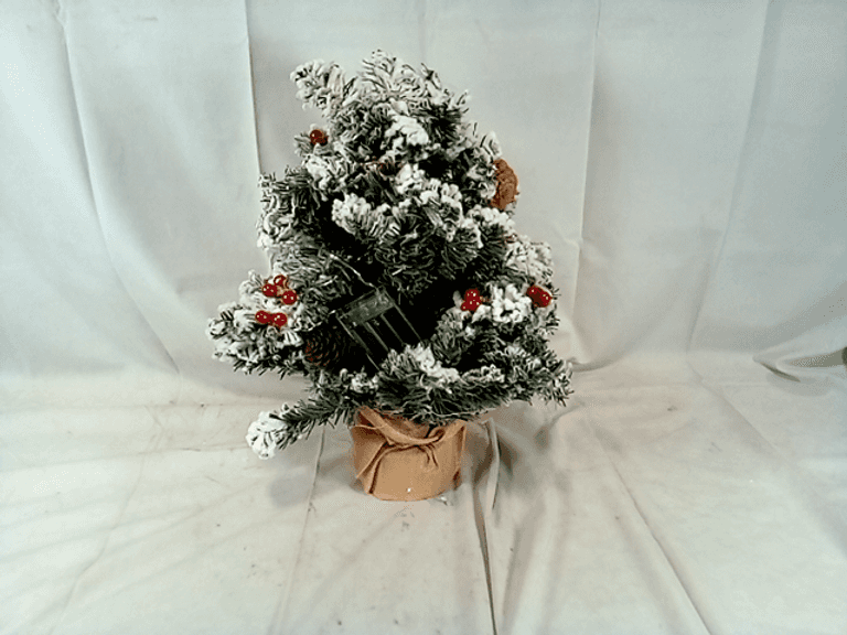 Battery Operated Light Up Small Tree - About 18" Tall - Dutch Goat