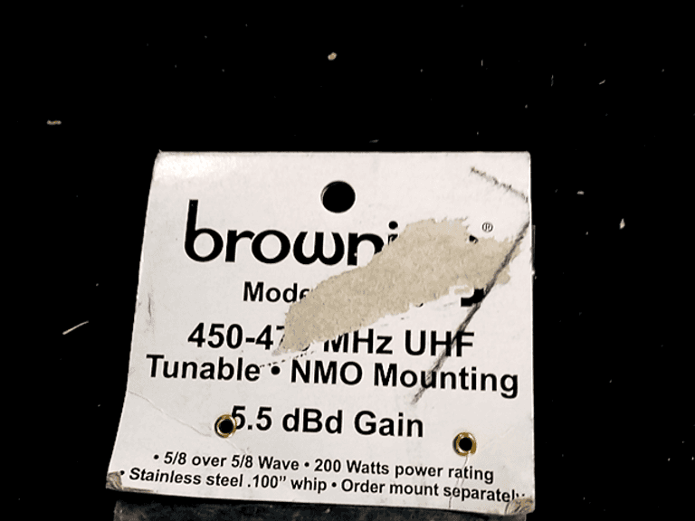 Browning BR-450 UHF Land Mobile Base Antenna, 32 inch Stainless Steel ...