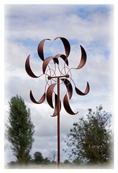 Zephyr wind sculpture, copper - Dutch Goat