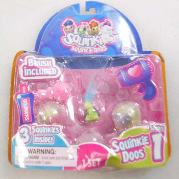 NIP Squinkie Doos Series 1 Turtle With Purple & Pink Shell & Blue Hair ...