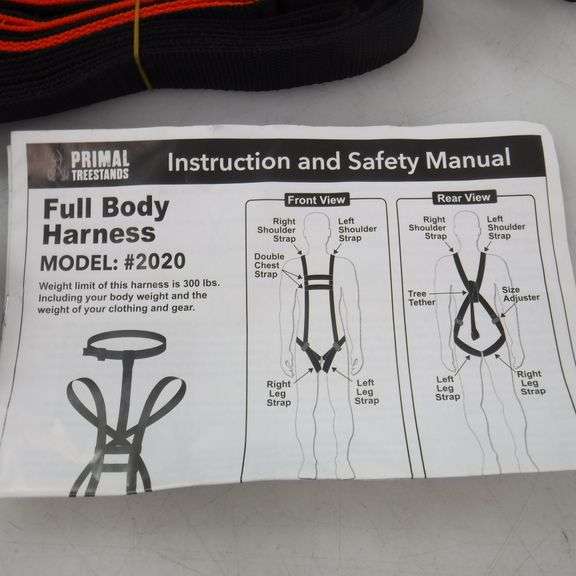 Primal Treestands Full Body Harness #2020 For Hunting - Dutch Goat