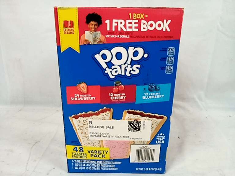 Pop-Tarts Toaster Pastries, Strawberry/Cherry/Blueberry, Frosted ...