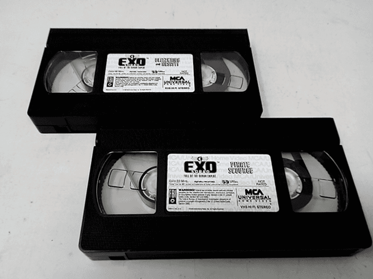 Assortment of 2 EXO Squad VHS Tapes 1990's Sci-fi Cartoons - Rare ...