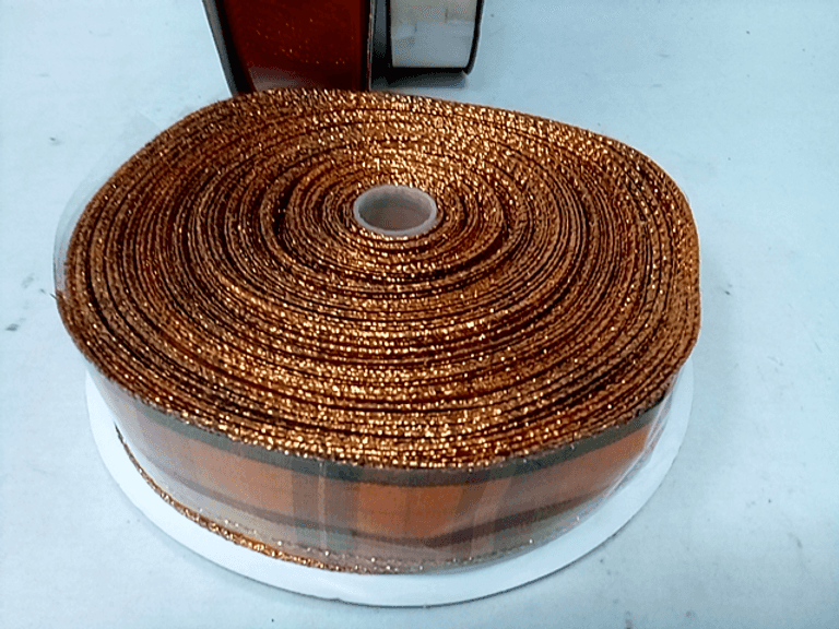 Assortment of 3 - Ribbon Spools - Assorted Color/Design - Dutch Goat