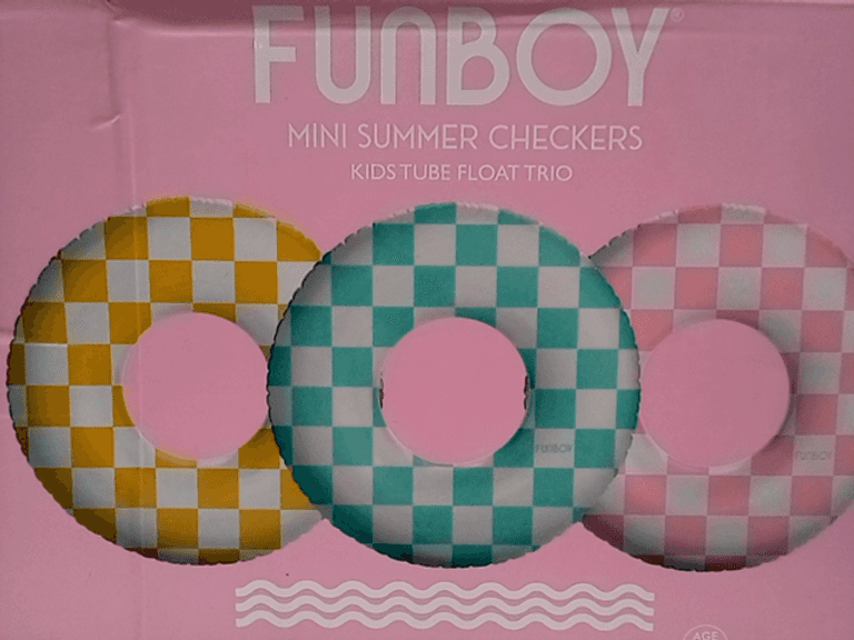Funboy Kids Mini Checkered Tube Floats - 3 Pack - Dutch Goat
