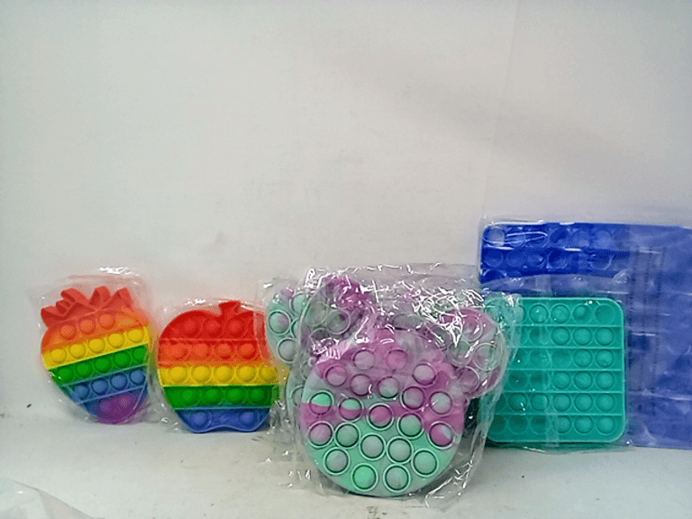 Assortment of 8 - Push Pop Fidget Toys - Dutch Goat