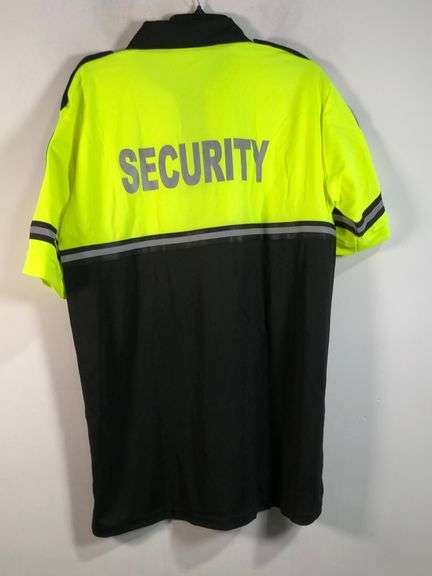 Men's Allied universal Security T-Shirt, Size L - Highlighter Yellow ...