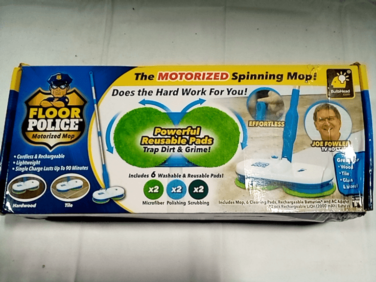 Floor Police Motorized Spin Mop - Dutch Goat
