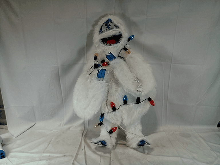 Rankin Bass Abominable Snowman Tangled Light Fixture - abt. 3 ft tall ...